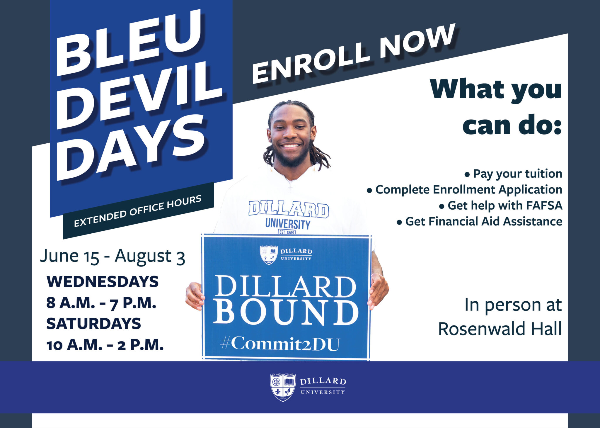 Bleu Devil Days - Extended Hours - Dillard University